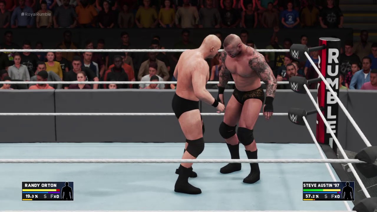 WWE 2K18|RANDY ORTON VS. STONE COLD STEVE AUSTIN - YouTube