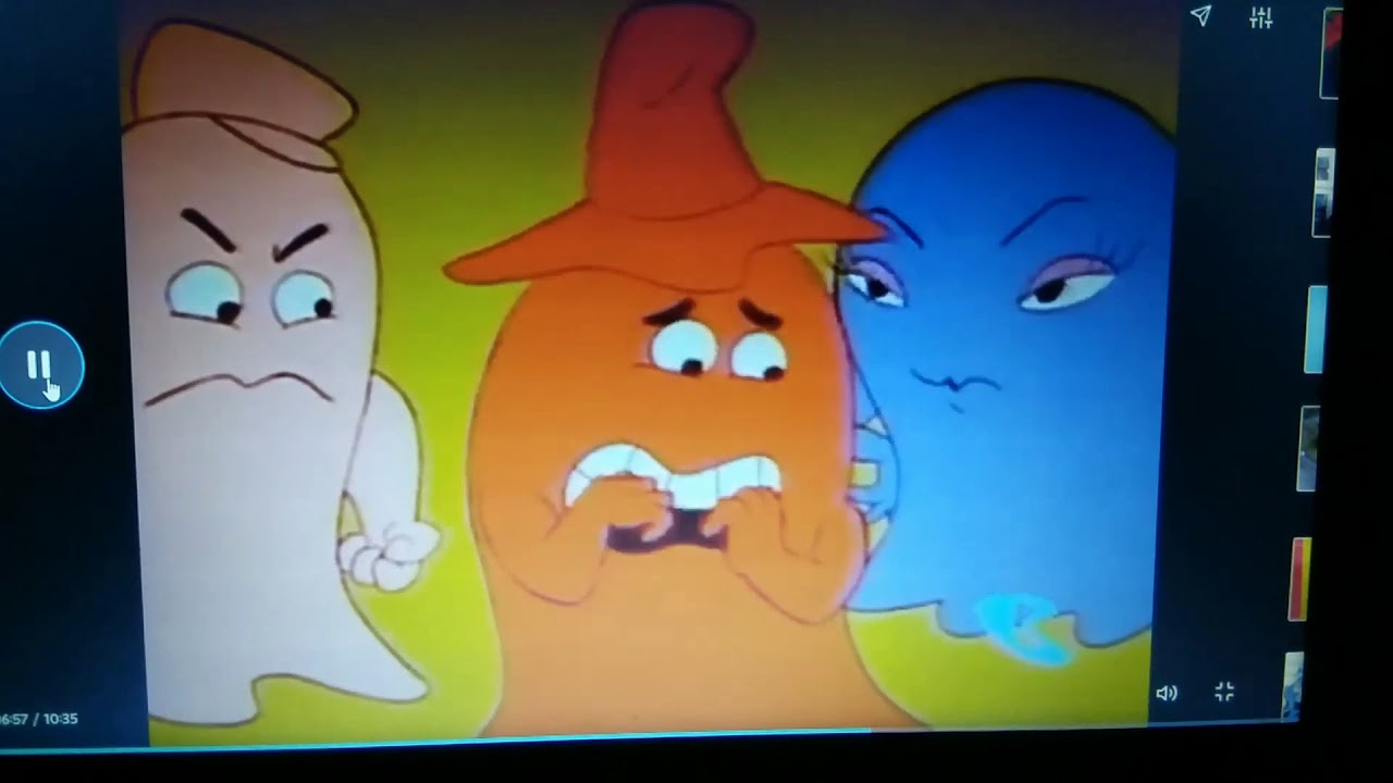 Pac man beats up ghost monsters - YouTube