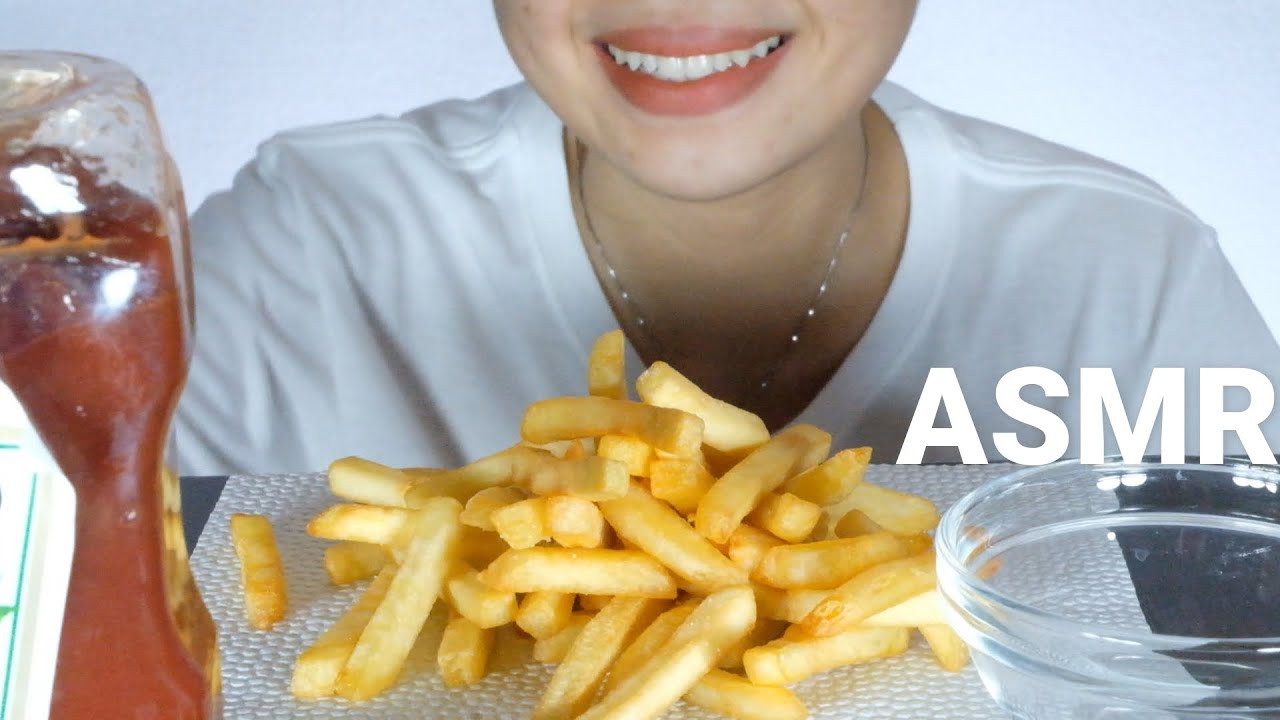ASMR French Fries - Eating Sounds, No Talking | Ynah ASMR - YouTube