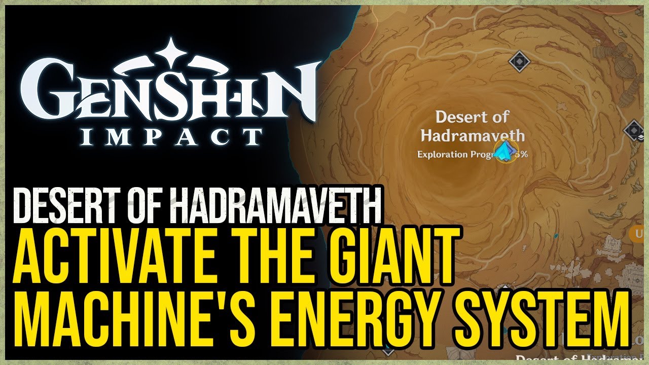 Activate The Giant Machine's Energy System Genshin Impact - YouTube
