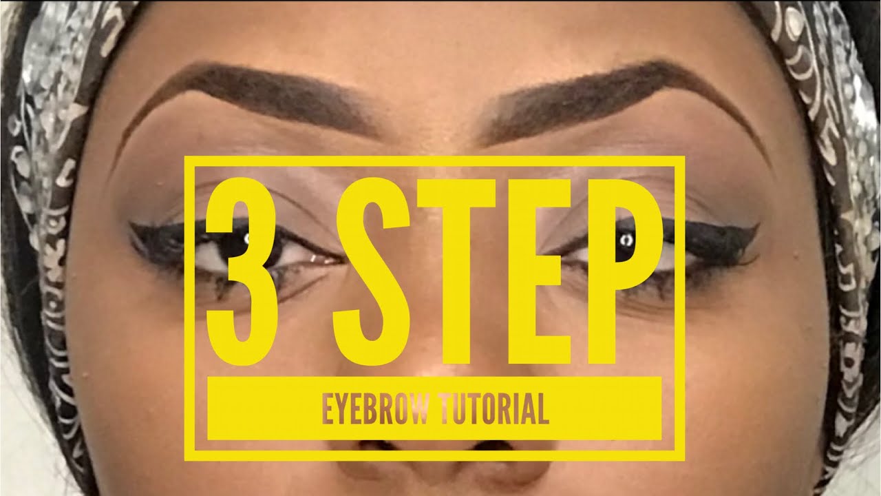 How to make HIGH ARCHED EYEBROWS! An EASY 3 Step Eyebrow Tutorial | Perfect Eyebrows For ...