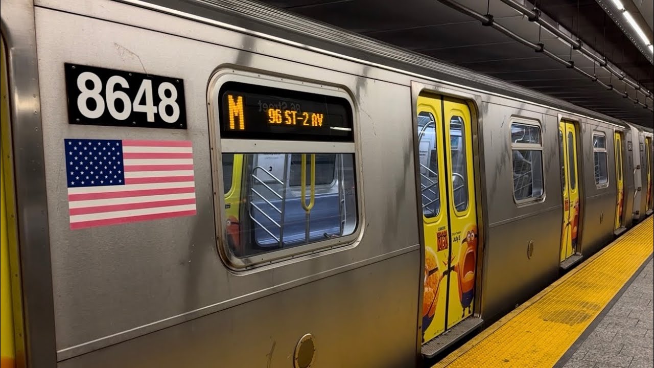 R160 Ad Wrap for Despicable Me 4 on the Second Av Subway - YouTube