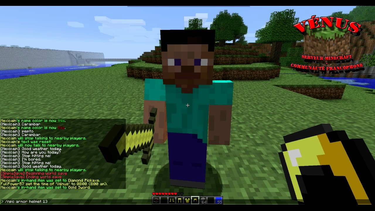 [Tuto]Citizens Minecraft - YouTube