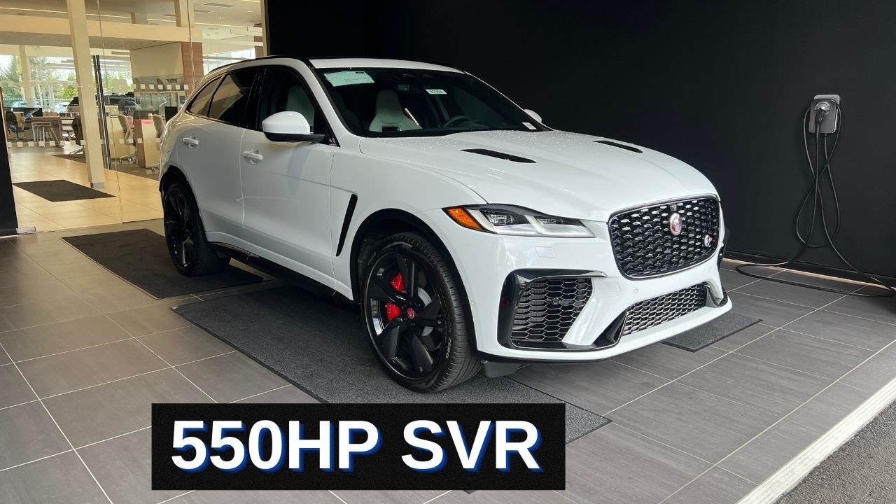 2022 Jaguar F-Pace SVR Fuji White! - YouTube