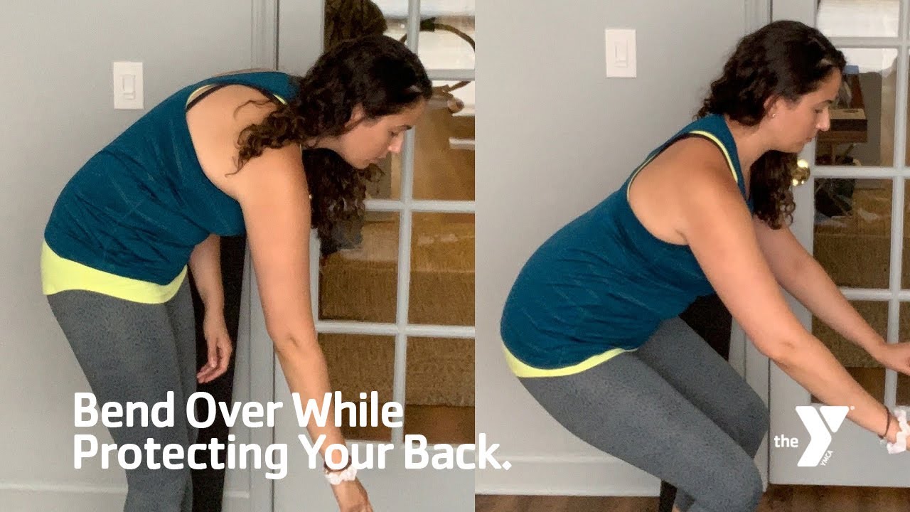 Bend Over While Protecting Your Back - YouTube