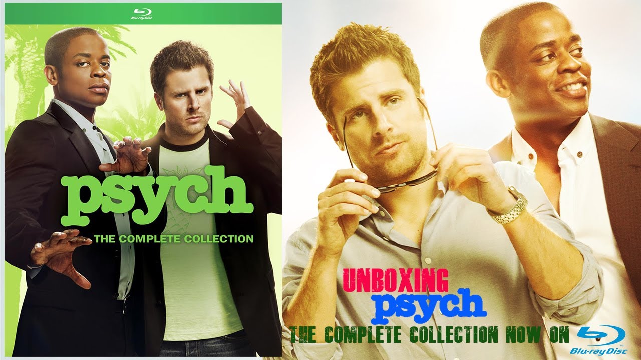 Psych Season 1 to Season 8 on Blu Ray The Complete Series (Unboxing and ...