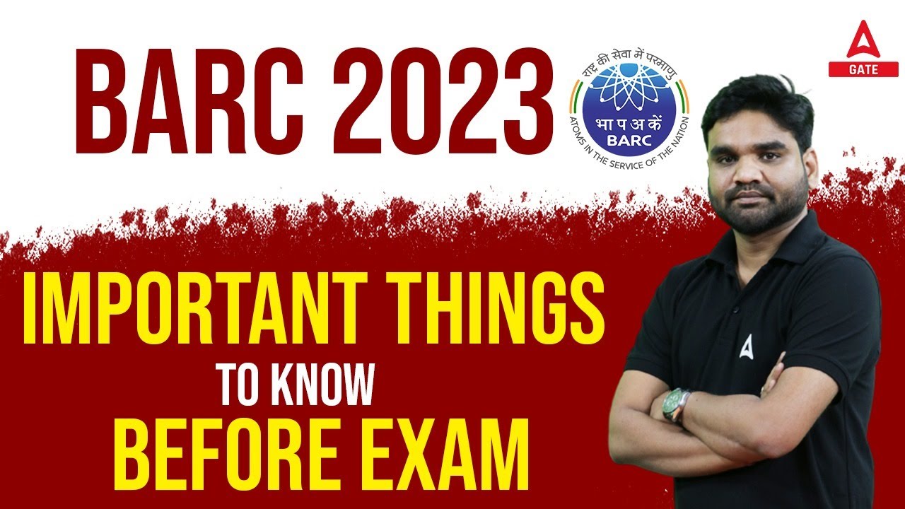 Important Things To Know Before BARC 2023 Exam🔥😱| BARC Exam 2023 ...