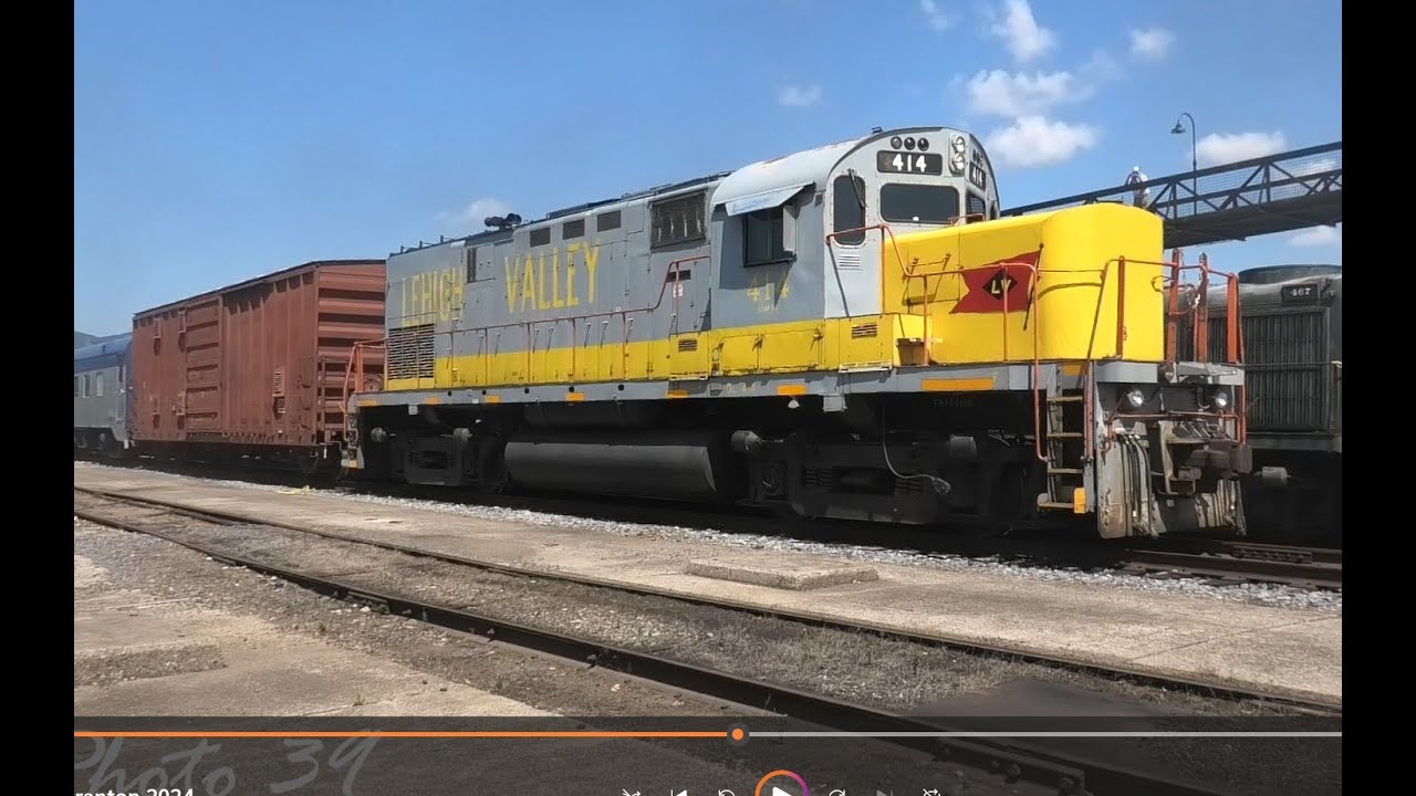 Delaware Lackawanna Alco and MLW Locomotives in Scranton Pennsylvania ...