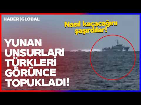 Türk Sahil Güvenliği Yunan Askeri Botunu Böyle Kovaladı!