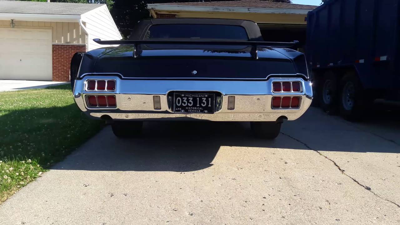 1972 Cutlass Supreme 455 c.i. - YouTube