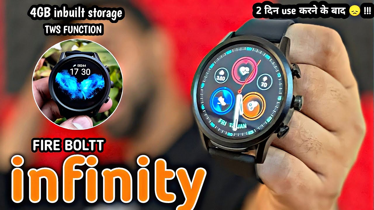 Fire boltt infinity smartwatch⚡️4GB STORAGE+TWS Function || Best ...