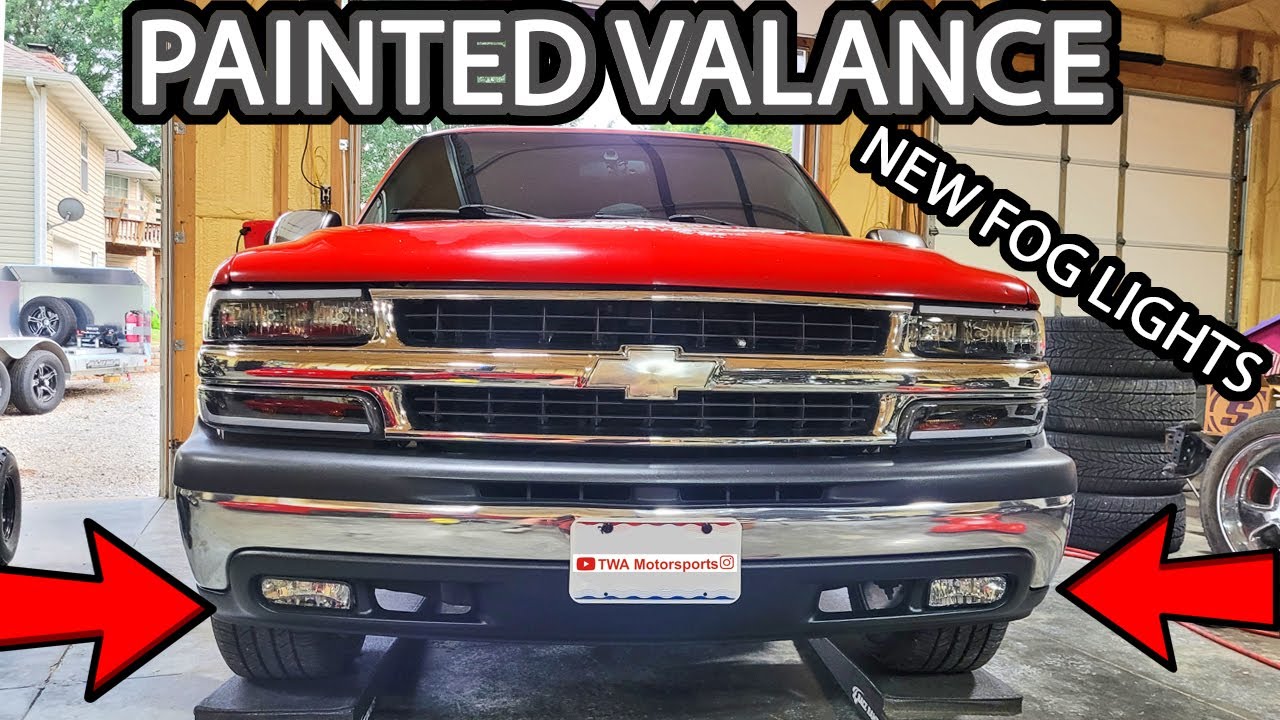 Painting Factory Valance and Installing New Fog Lights on the NBS ...