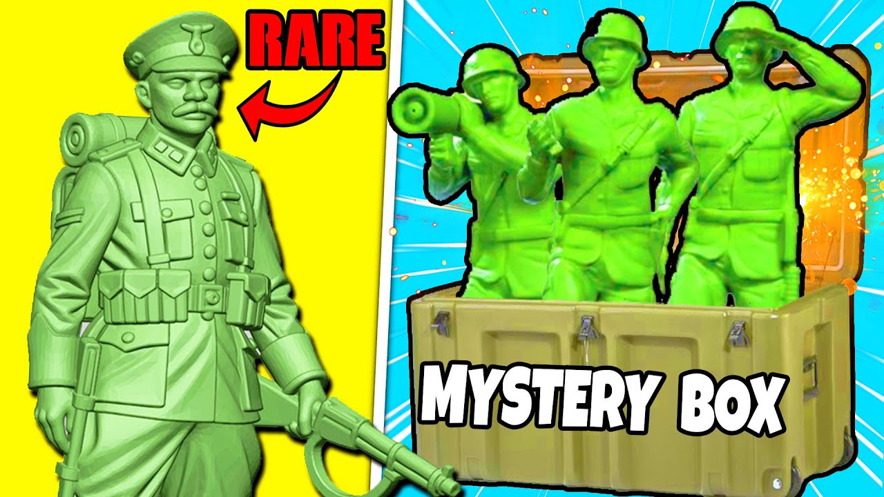 I bought the Largest ARMY MEN Mystery Box EVER... - YouTube