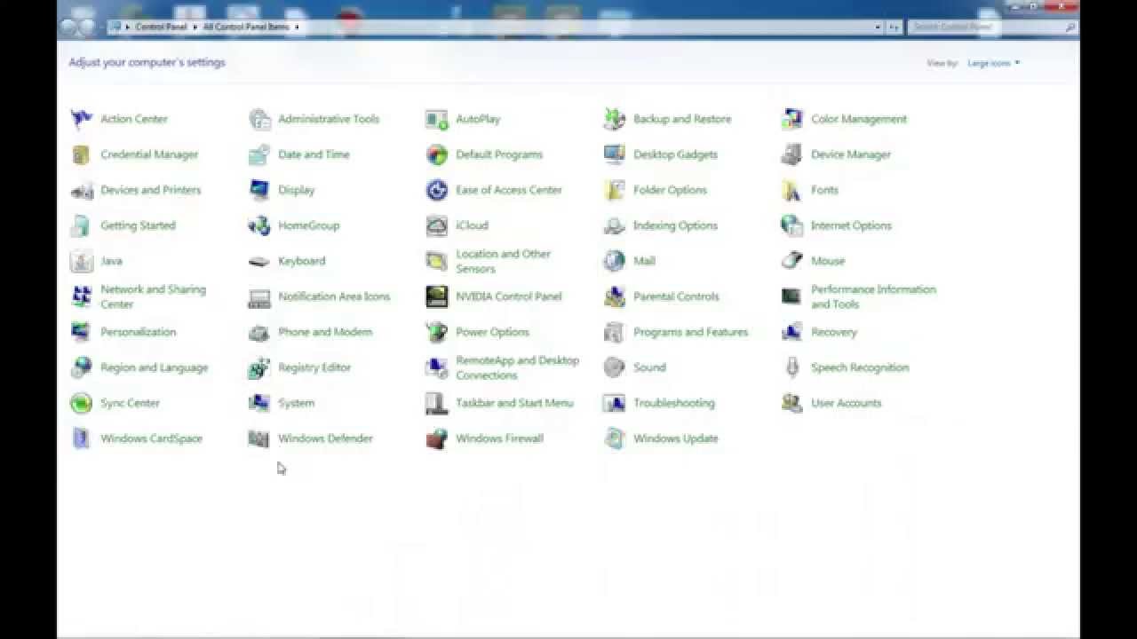 Create A Windows 7 User Account - YouTube