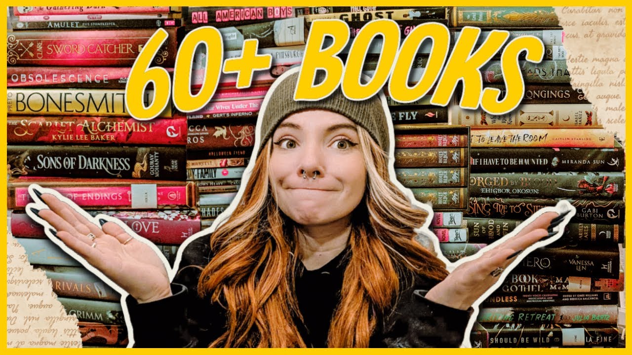 6 months worth of books | 60+ book haul - YouTube