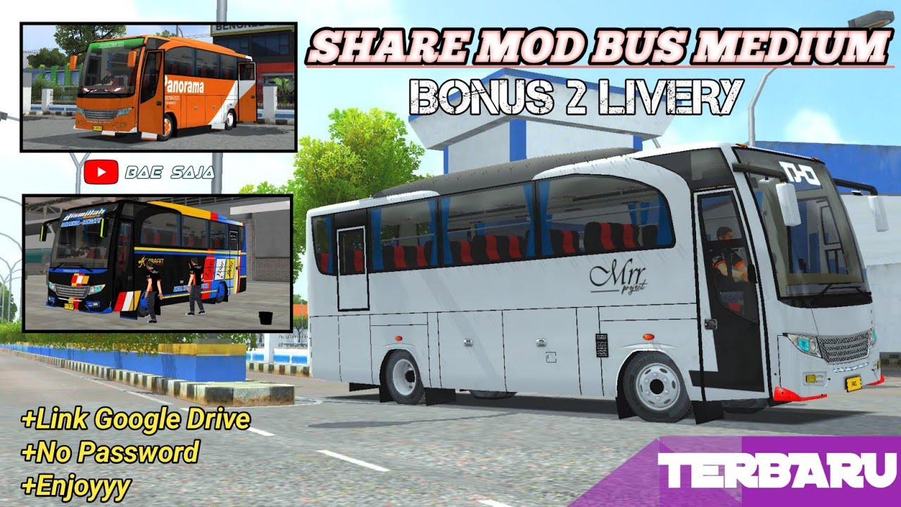 SHARE || MOD & LIVERY BUS MEDIUM V1 MMR PROJECT TERBARU 2025 - YouTube