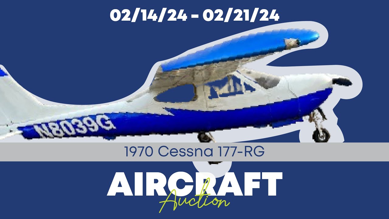 1971 Cessna 177-RG // Fastest Cardinal Variant // N8039G ** Online ...