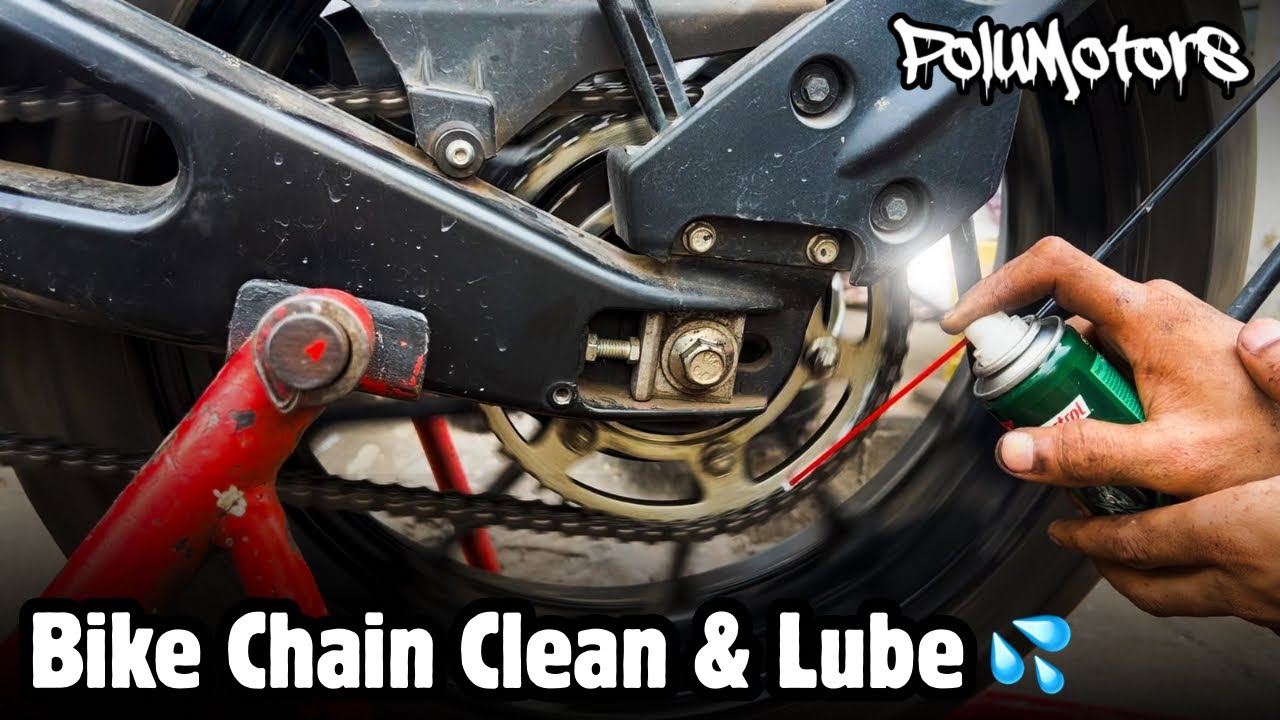 How To Clean A Bike Chain 💡| How To Clean And Lube A Motorcycle Chain ...