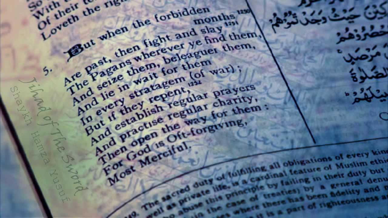 Jihad of the Sword - Shakh Hamza Yusuf - YouTube