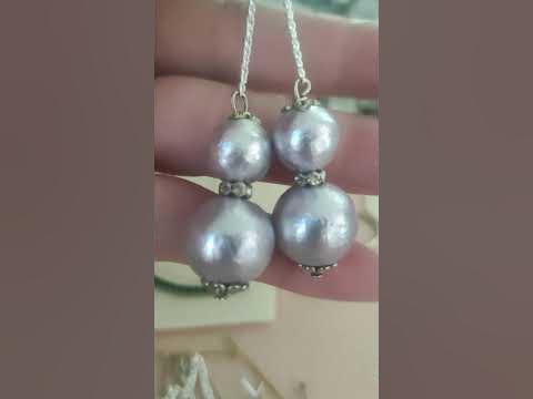 Трудно не влюбится в эту прелесть- японский хлопковый жемчуг 🤗 - YouTube