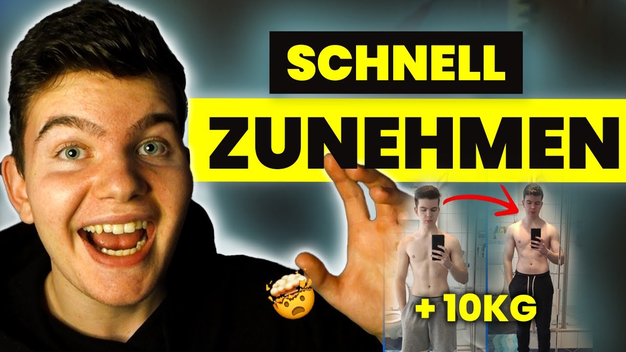 Schnell ZUNEHMEN | Gewicht & MASSE aufbauen | ANLEITUNG + zusätzliche ...