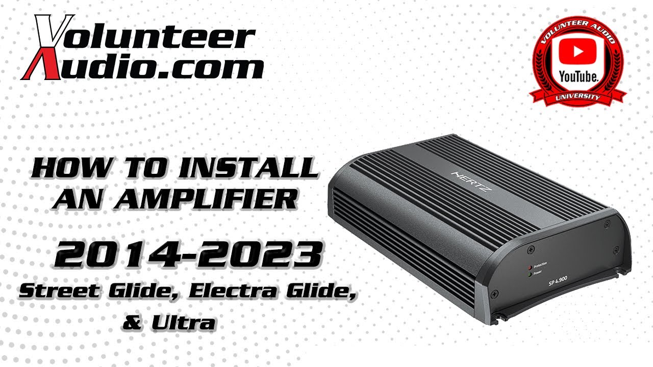 How to Install an Amplifier in a 2014-2023 Harley Davidson® Street ...