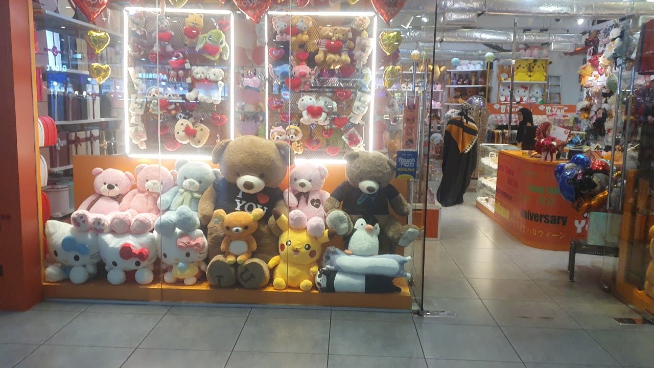 teddy bear shop in amanjaya mall - YouTube