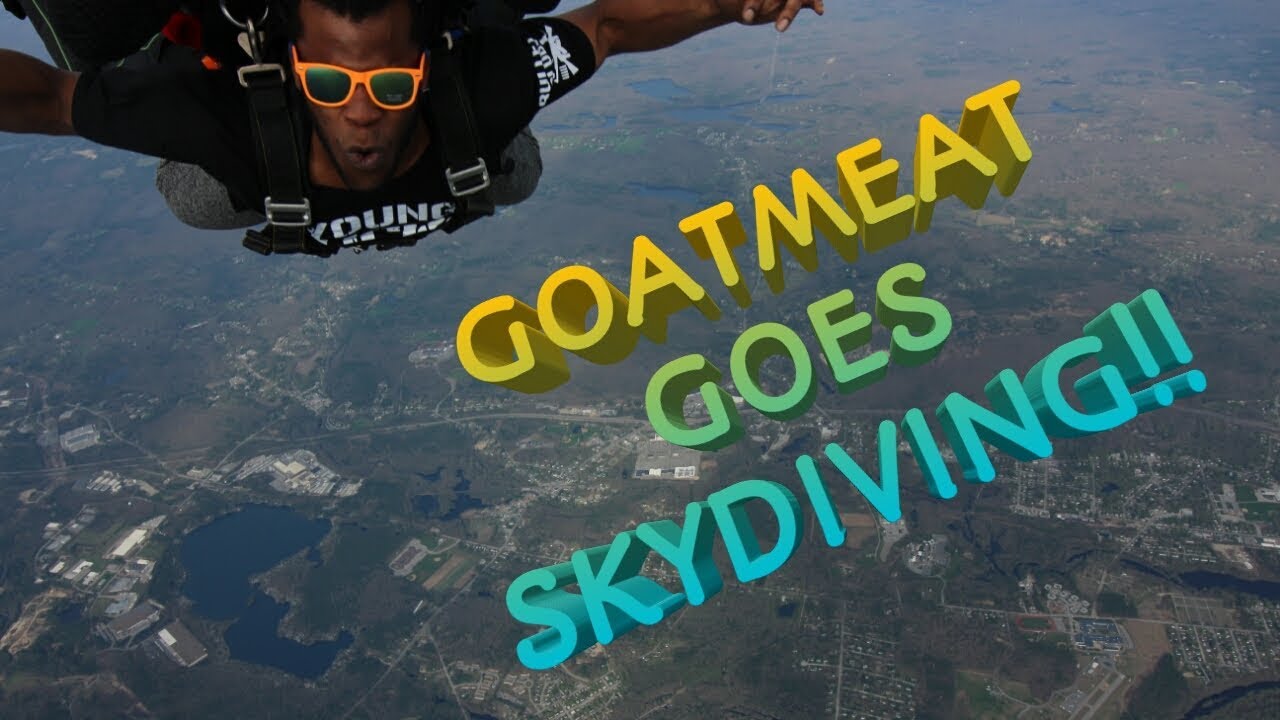 GOAT GOES SKYDIVING!!! - YouTube