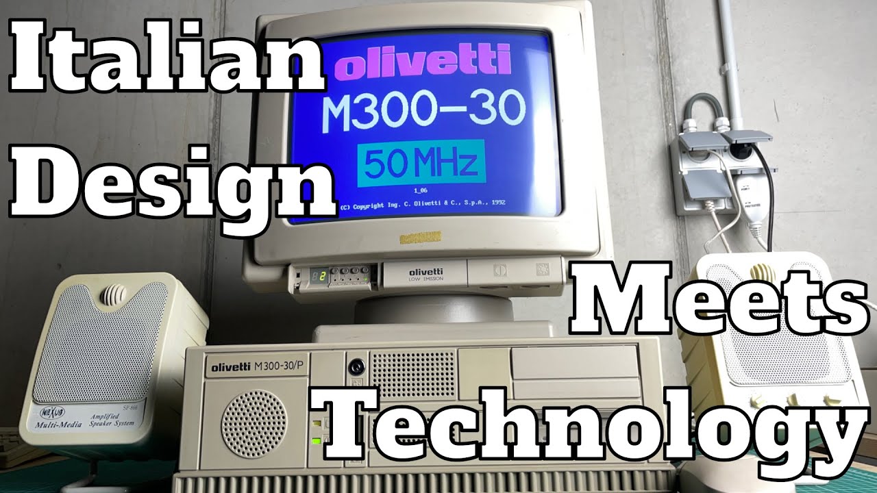 Olivetti M300-30 - Italian design meets technology - YouTube