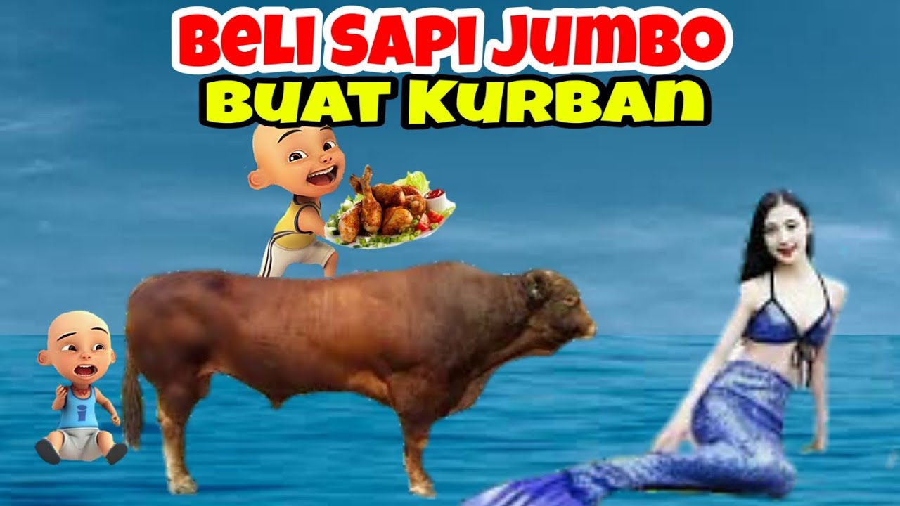 Upin Ipin Beli Sapi Kurban, Putri Duyung Kaget - YouTube