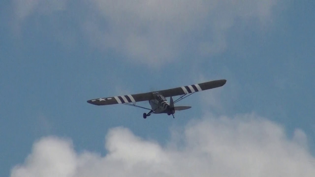 L4 piper cub military - YouTube