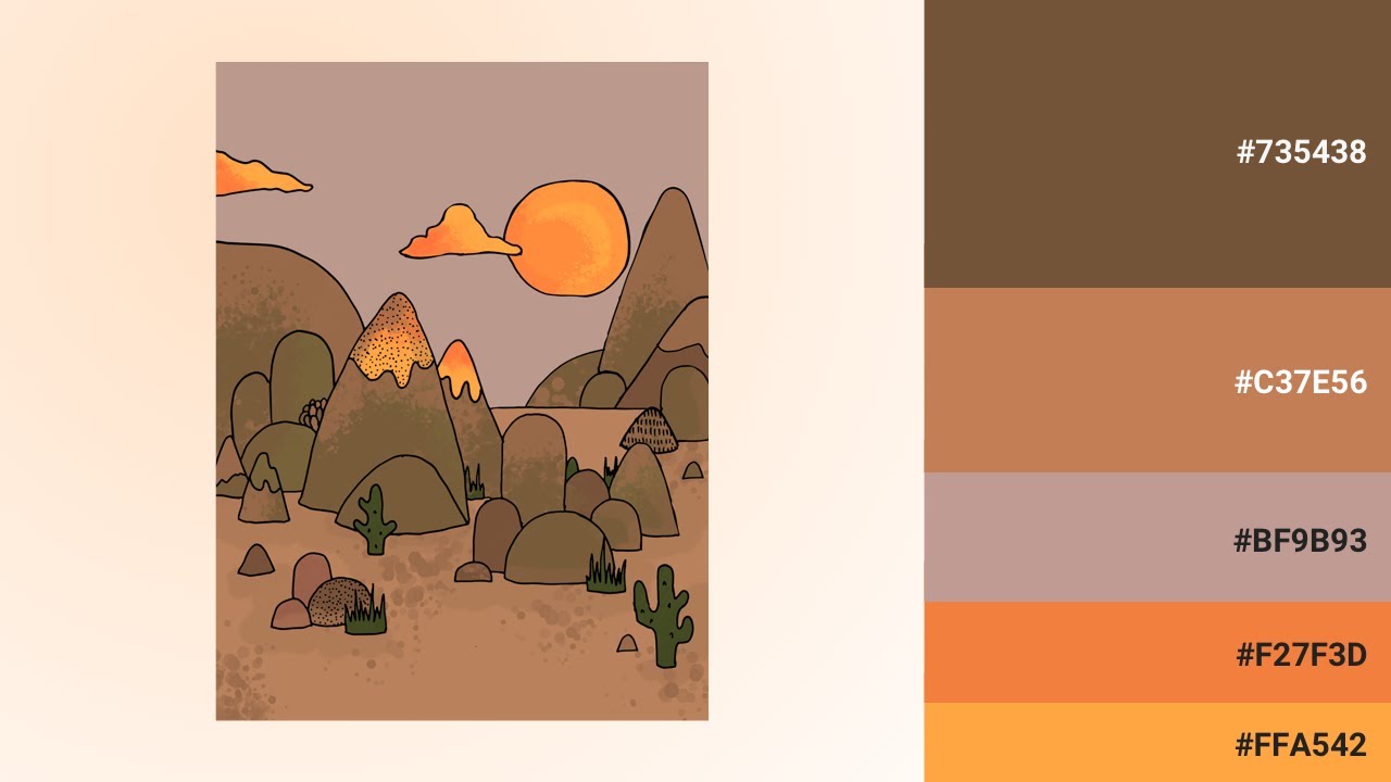 Earth Tone | Color palette for UI | Coloring and Color Combination ...