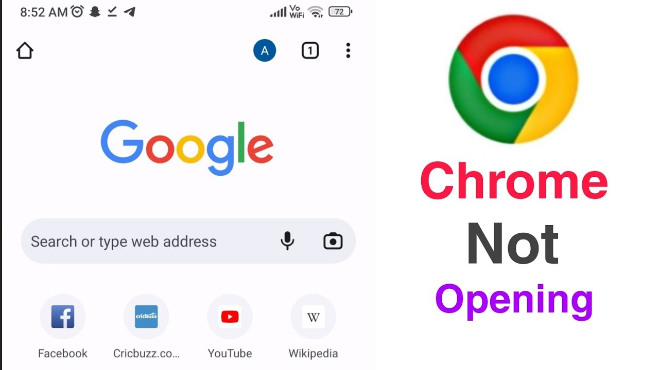 How To Fix - Chrome Not Open Problem Android Phone | Chrome Not Working ...