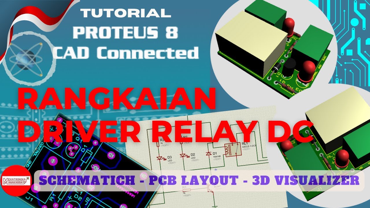 Tutorial lengkap menggunakan proteus 8.11 menggambar layout PCB ...
