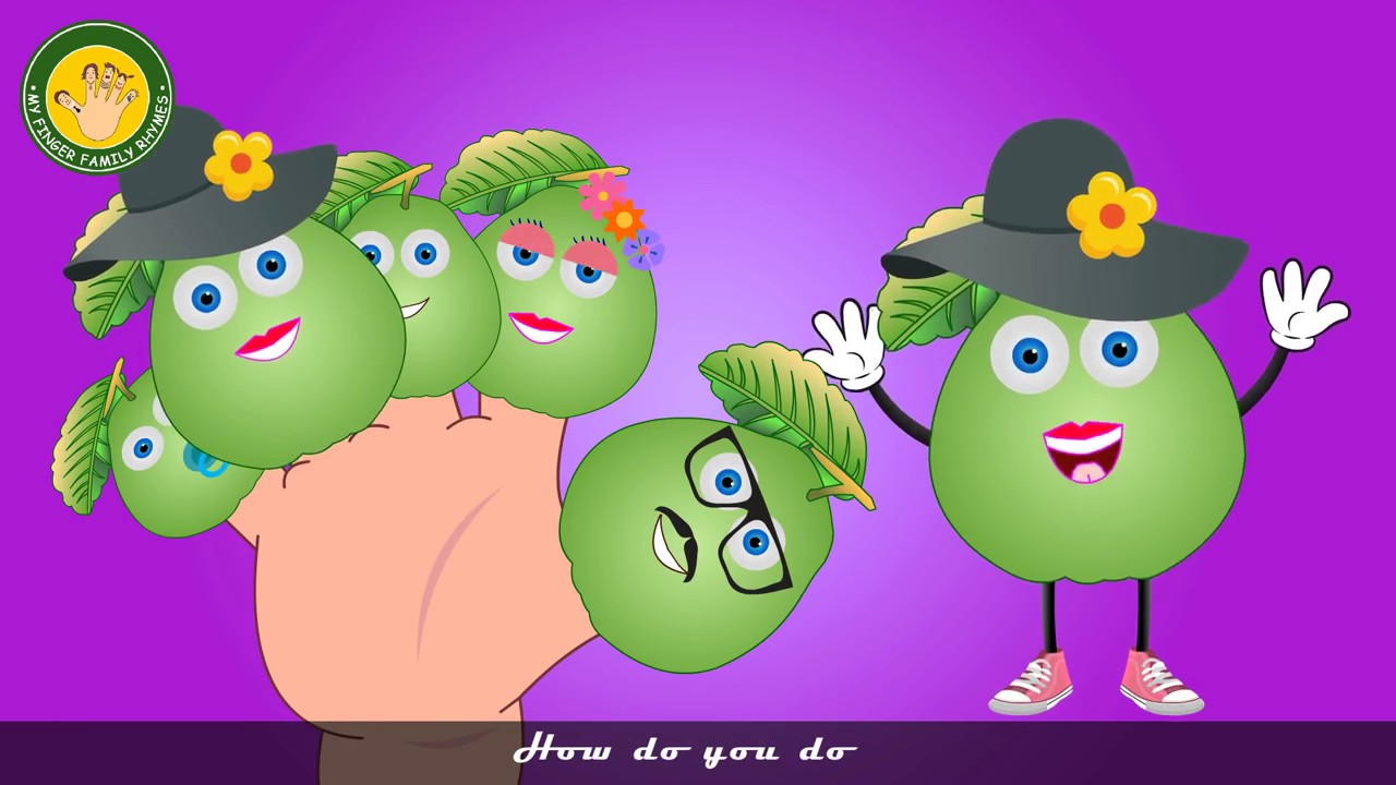 Guava Finger Family Song Guava Finger Family Nursery Rhymes Fruits ...