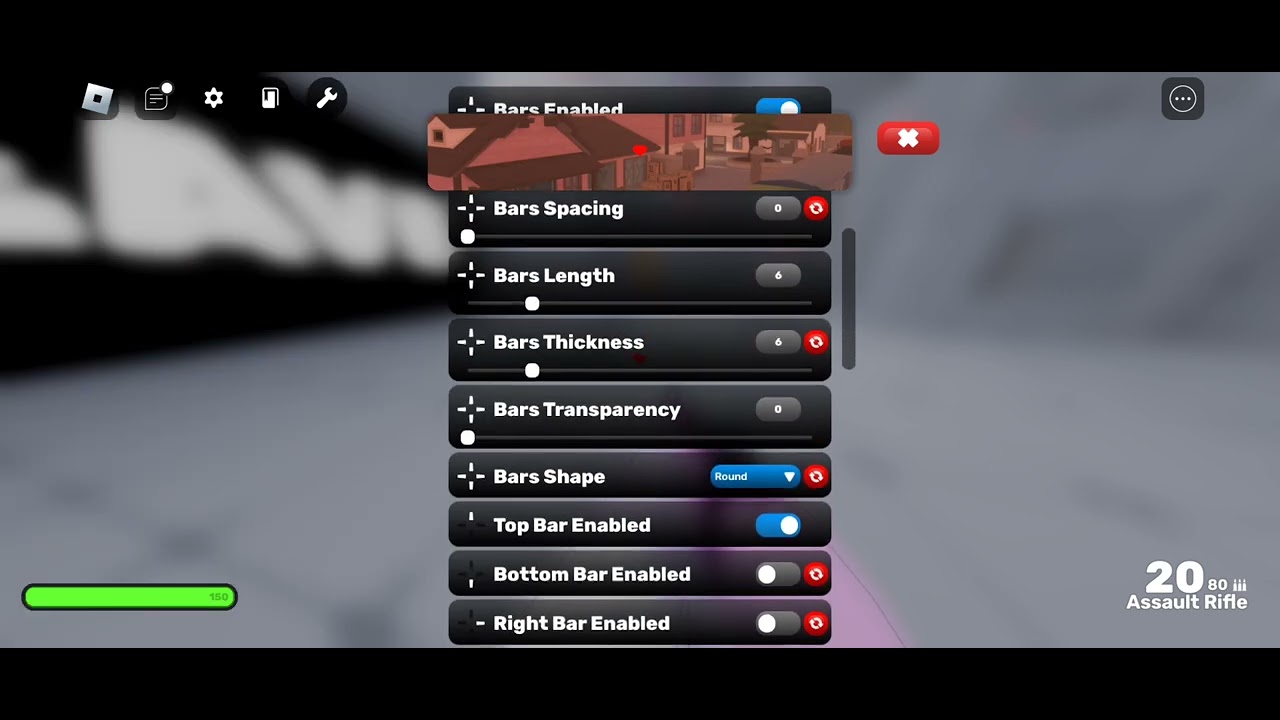 this is how to get a heart crosshair on Roblox rivals. - YouTube