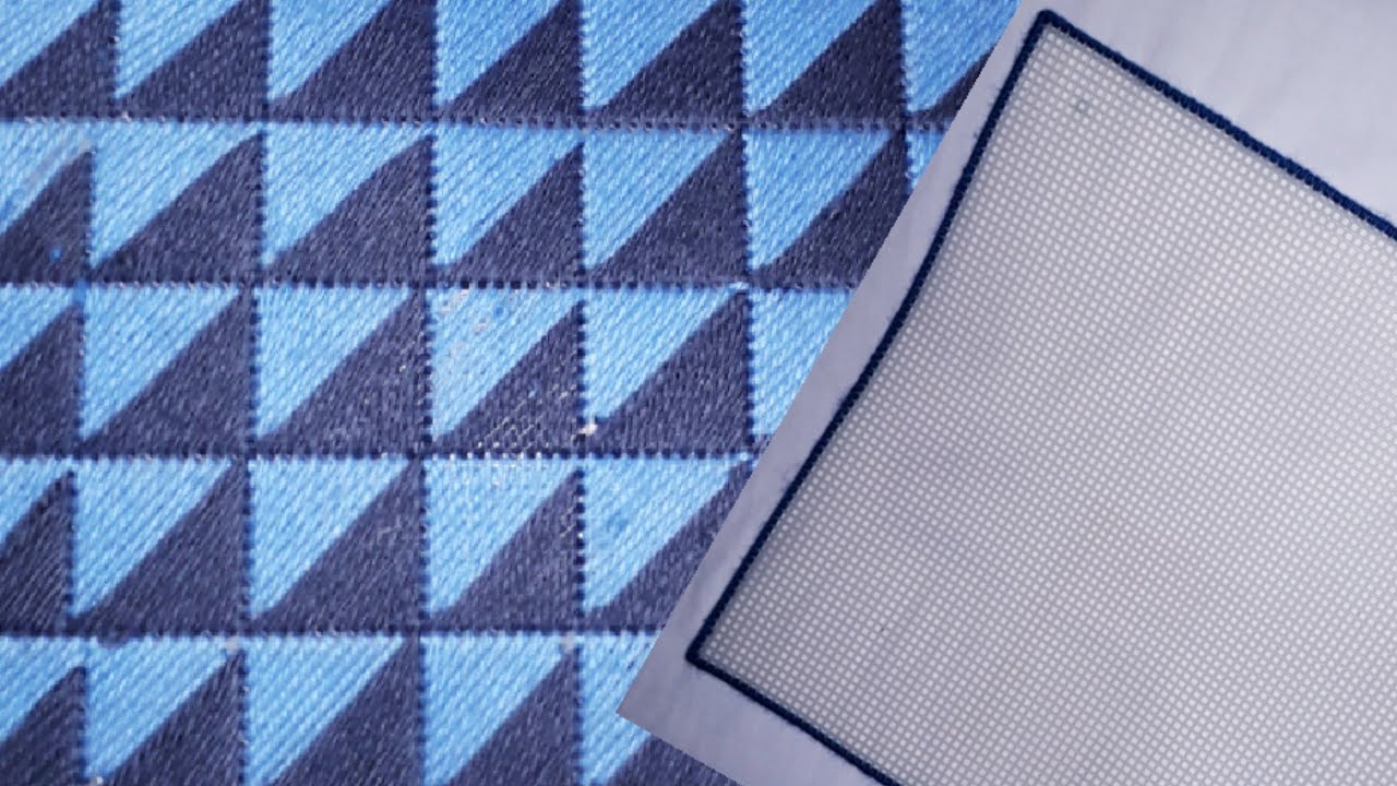 Binding the Edges of a Plastic Canvas Using a Darning Needle||Overcast ...