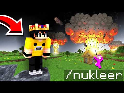 Minecraft'ta KARDEŞİMİ NÜKLEER BOMBA İLE TROLLEDİM!!
