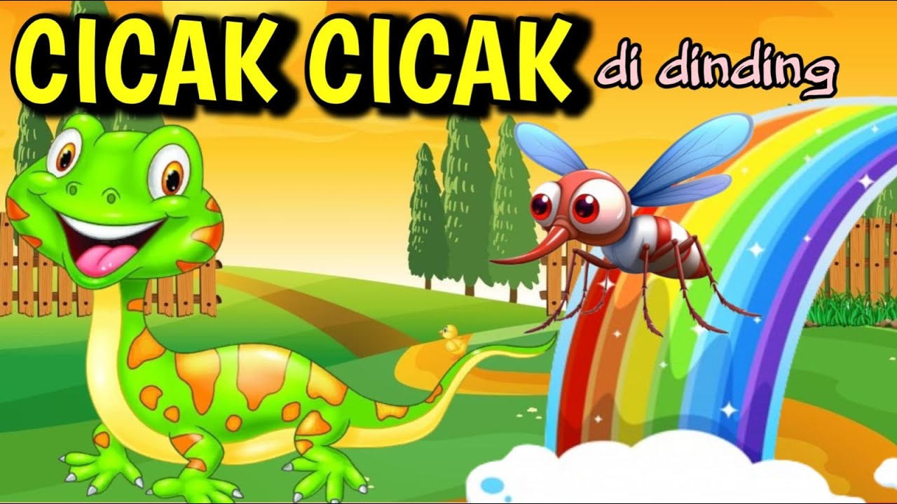 CICAK Cicak di Dinding | Lagu anak anak, Cicak cicak didinding ...