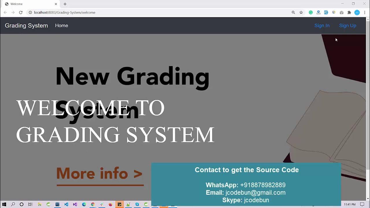 Grading System Project in Spring and Hibernate with source code and project - YouTube