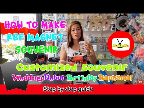 How to Make Ref Magnet Souvenir | DIY Ref Magent | Fridge Magnet step ...