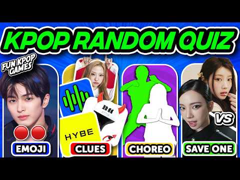 ⭐️🎲 ULTIMATE KPOP RANDOM QUIZ | SAVE, GUESS, NAME & MORE GAMES | KPOP QUIZ - FUN KPOP GAMES 2026