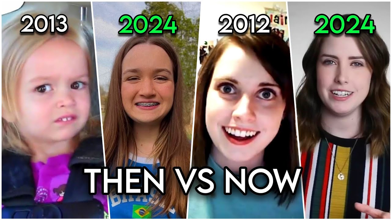 The most famous memes ( Then VS Now ) - YouTube