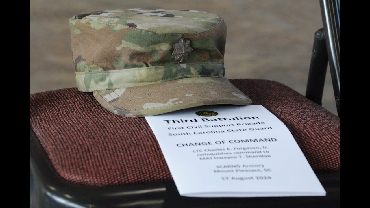 SCSG | Change of Command Ceremony | 3BN / 1CSB | LTC Forgason and MAJ ...