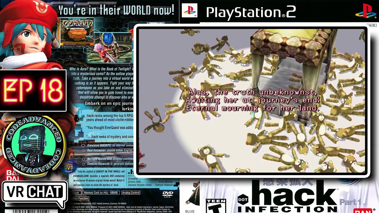 "The Strange Room" Dot Hack Infection | Episode 18 | Classic Ps2 JRPG ...