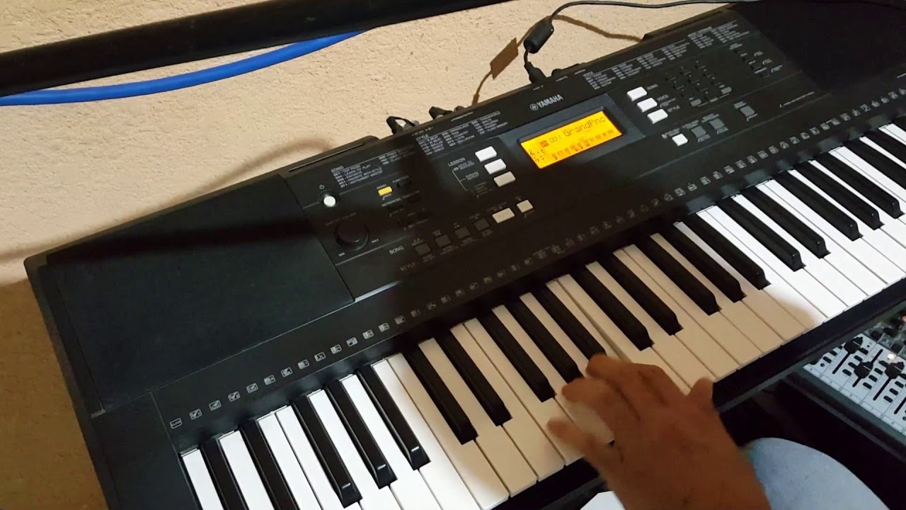 Yamaha PSR E343 demo de sonidos utilizados en secuencia multitrack ...
