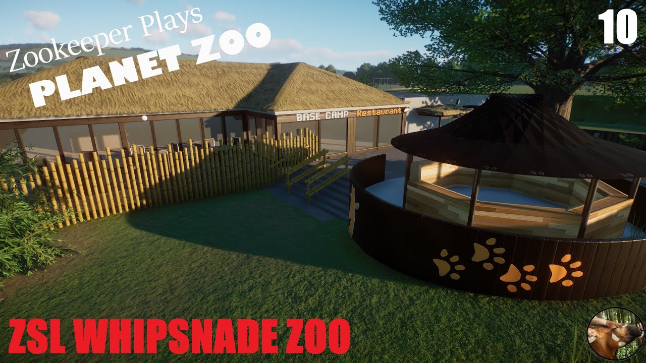 Ep10 Base Camp Restaurant | ZSL Whipsnade Zoo Recreation | Planet Zoo ...