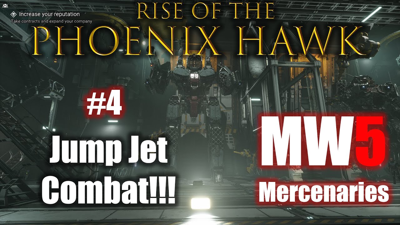 Phoenix Hawk - JUMP JET COMBAT!!! - Mechwarrior 5 Mercenaries - YouTube