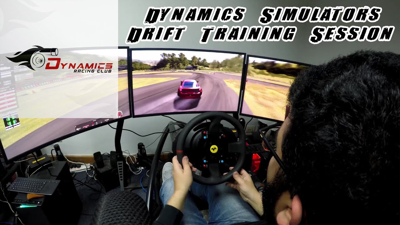 Drift training session at Dynamics Simulators!! - YouTube