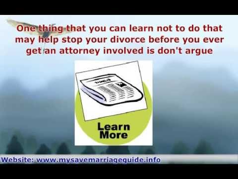 Helpful advice to Stop a Divorce and Fix Marriage - YouTube